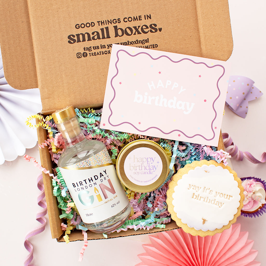 Have A Gin-Tastic Birthday Trio | Ready To Go Treatbox – TreatBox